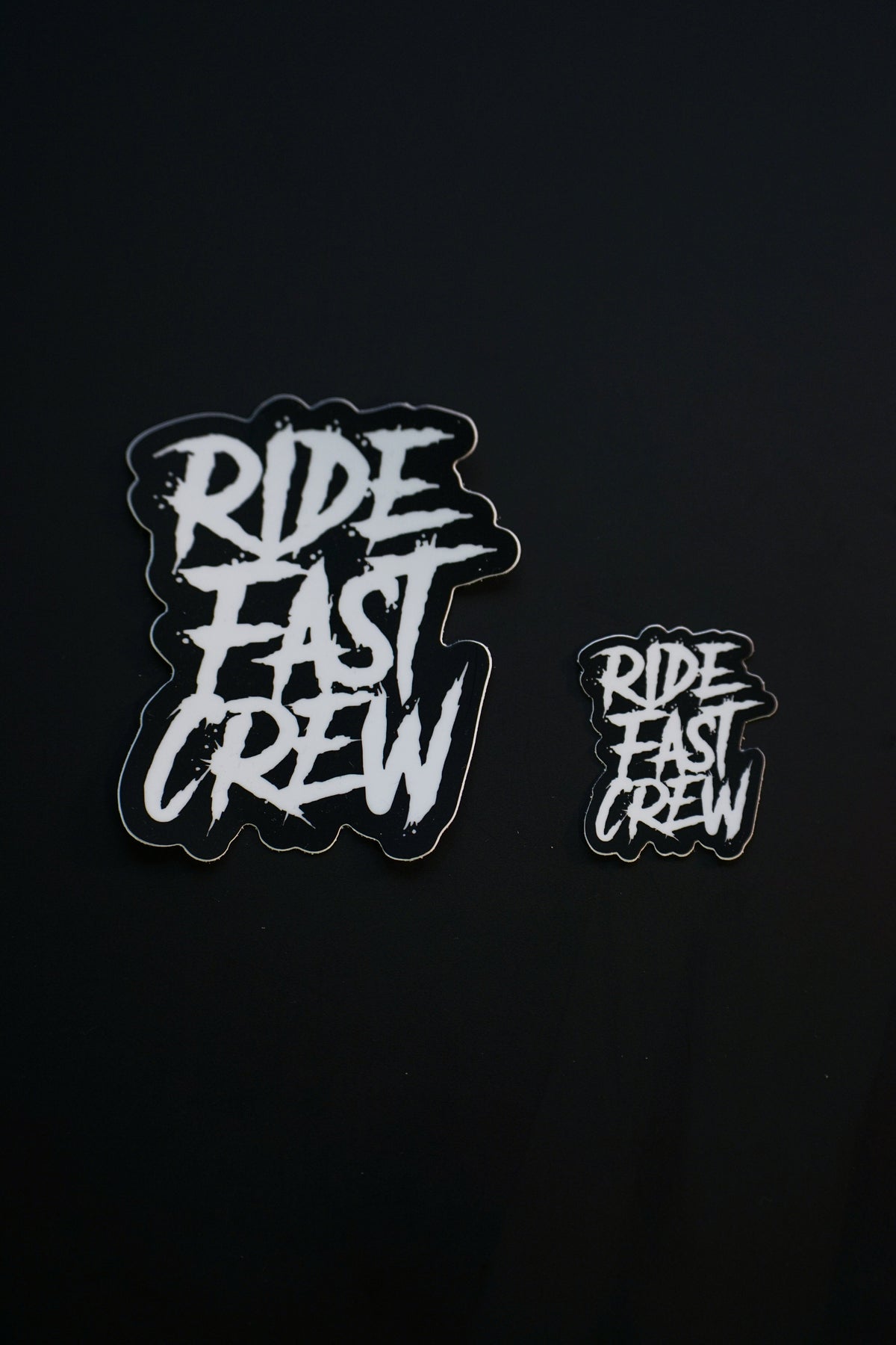 Crew die cut sticker MED– Ride Fast Crew